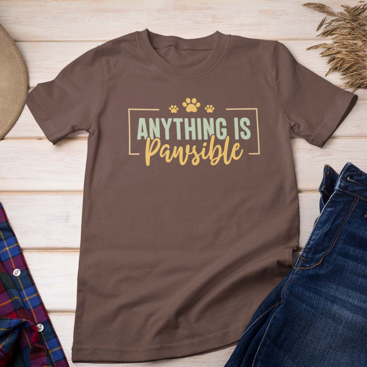 Anything is Pawsible, T-Shirt – Pawsome Puns